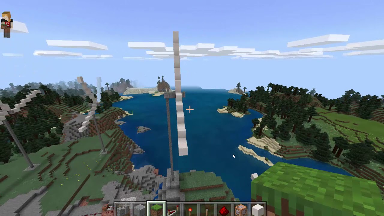 WIND FARM IN MINECRAFT - YouTube