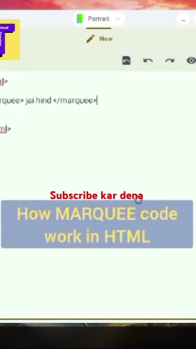 Marquee code in html #shorts #marquee #html #code #program #programming ...