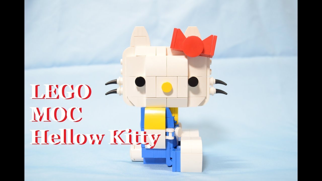 レゴでハローキティ作ってみた/LEGO MOC Hello Kitty - YouTube