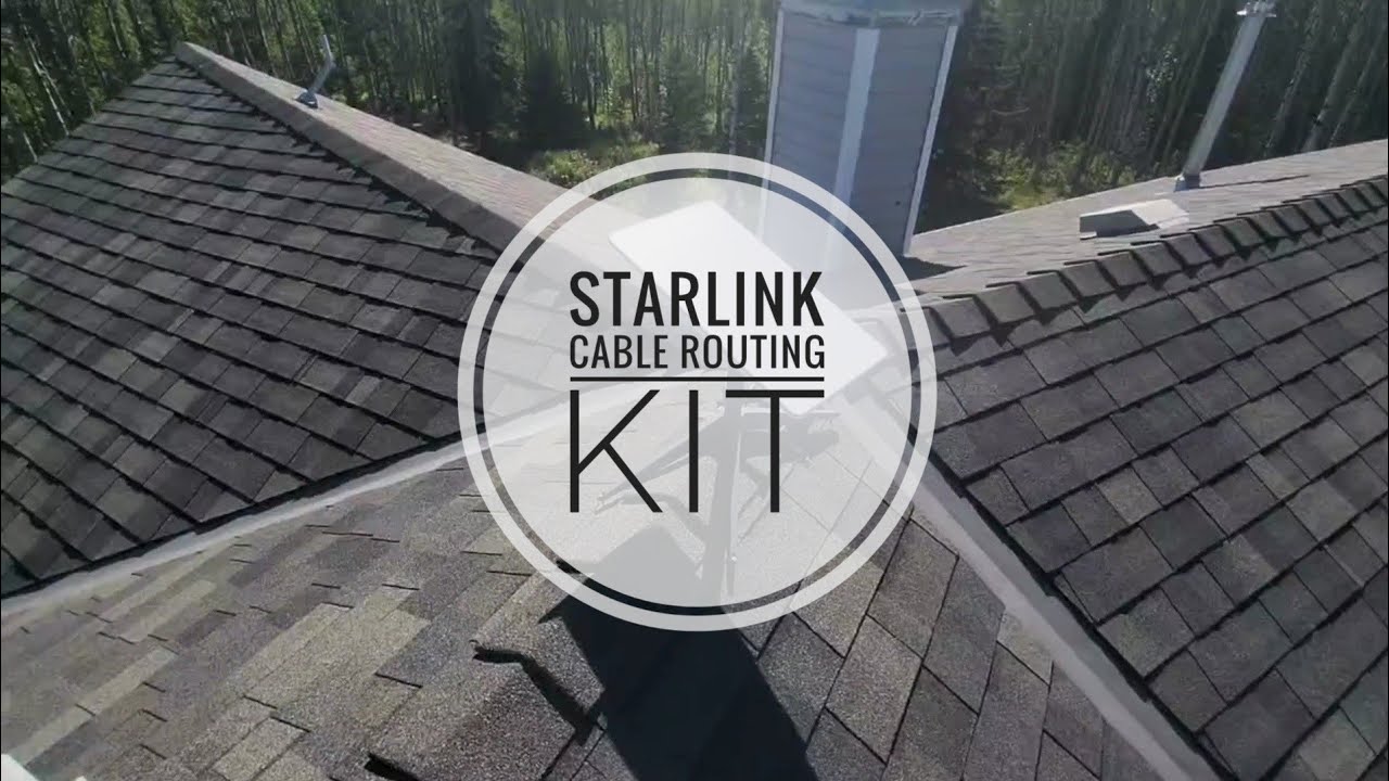 How to Install Starlink Cable Routing Kit Through Your Wall | Solving ...