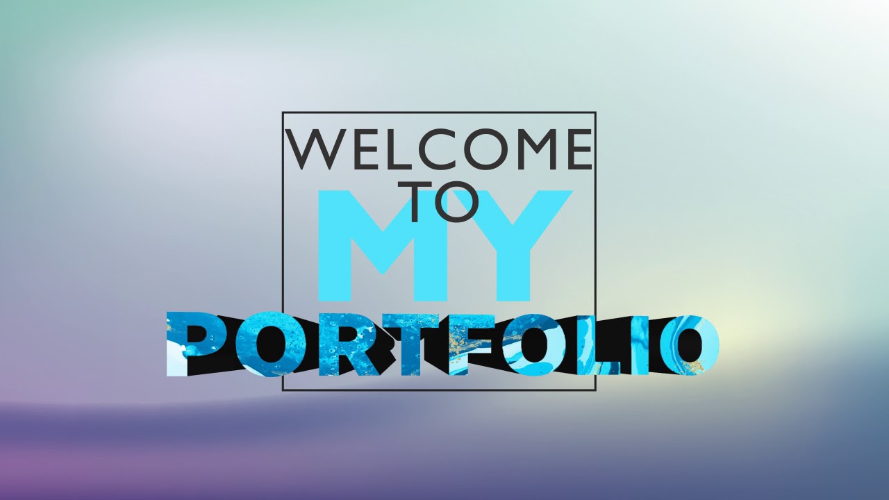 welcome to my portfolio Converted - YouTube