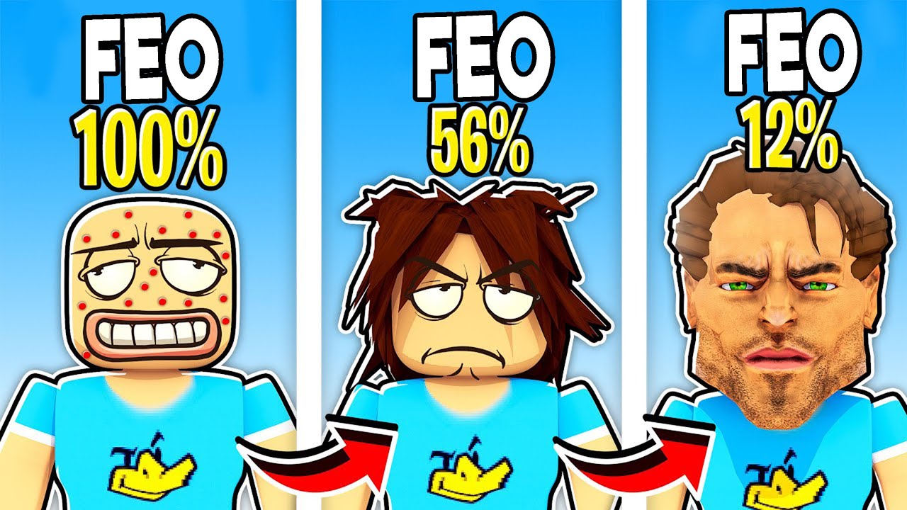 ¡CICLO de FEO a GUAPO en ROBLOX! (Mewing Simulator) - YouTube