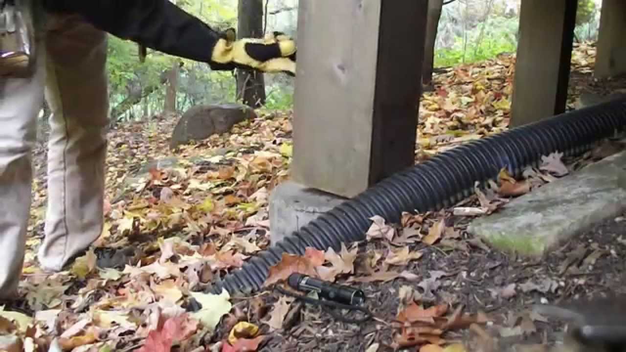 Loose Deck Post, settled footing. Part 2. Edina Home Inspection - YouTube