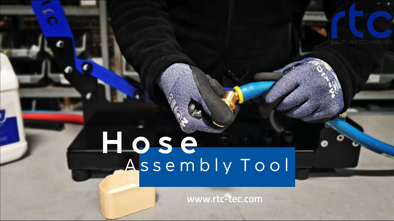 RTC Coupling Technology Hose Assembly Tool - YouTube