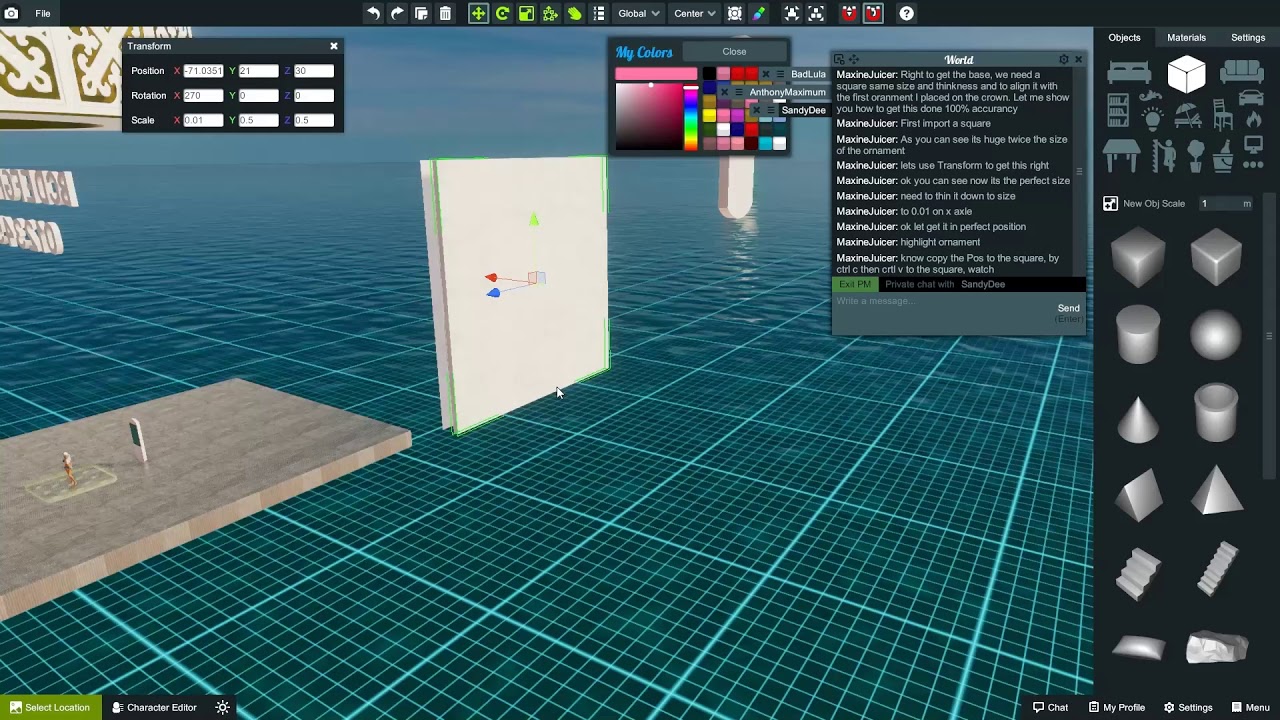 3DXChat How to use Transform to get accuracy - YouTube