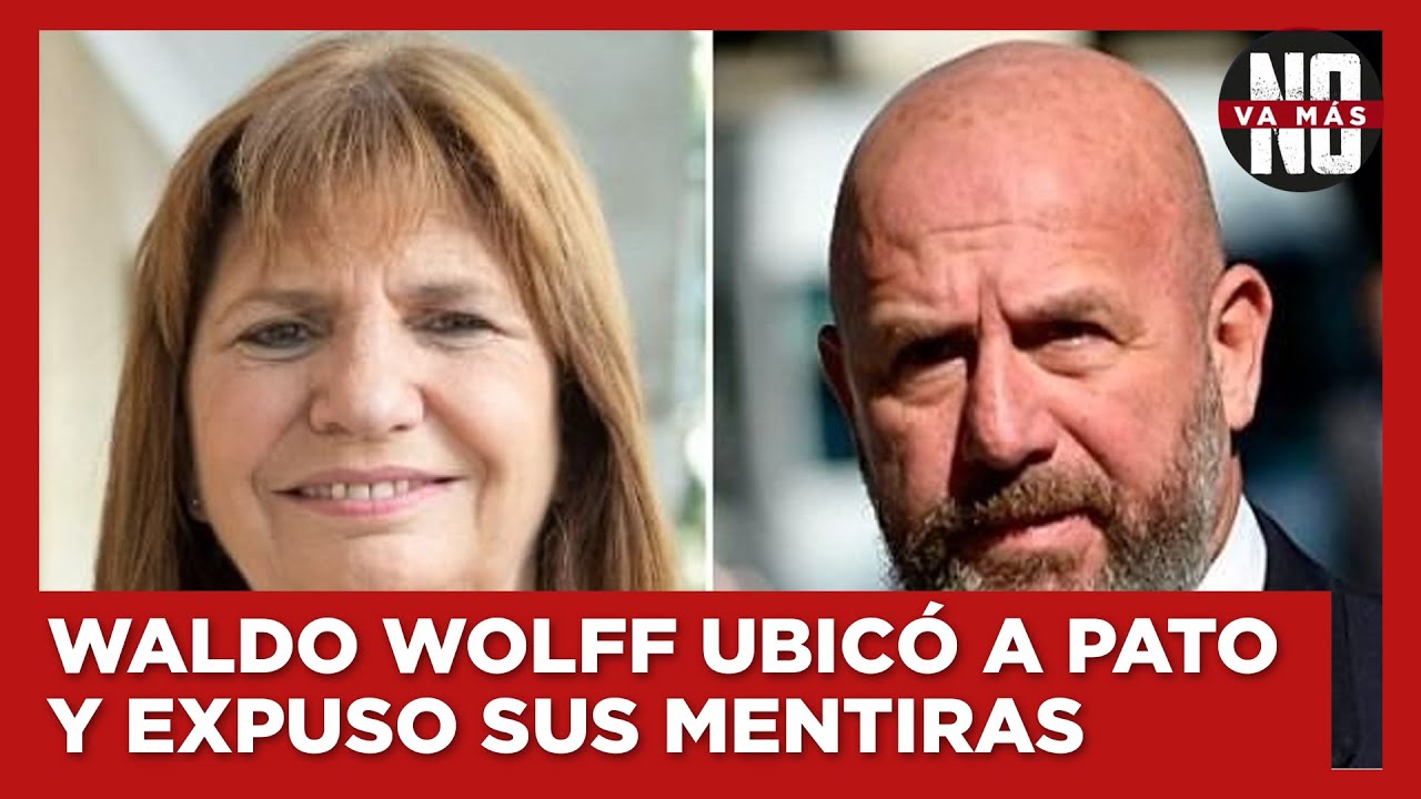 Waldo Wolff ubicó a Pato y expuso sus mentiras - YouTube