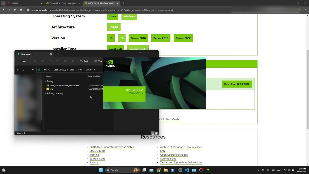 How to install CUDA and PyTorch 2024 - YouTube