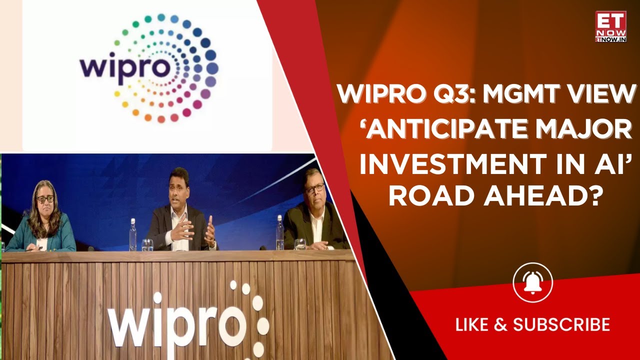 Wipro Jumps 8% In Trade! Management Decodes Wipro Q3 Results: Growth ...