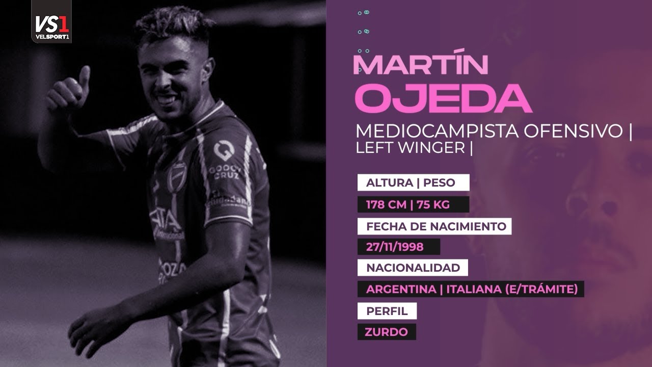 ️ Martin Exequiel Ojeda ⚽️ 🇦🇷 Mediocampista ofensivo ᴴᴰ - YouTube