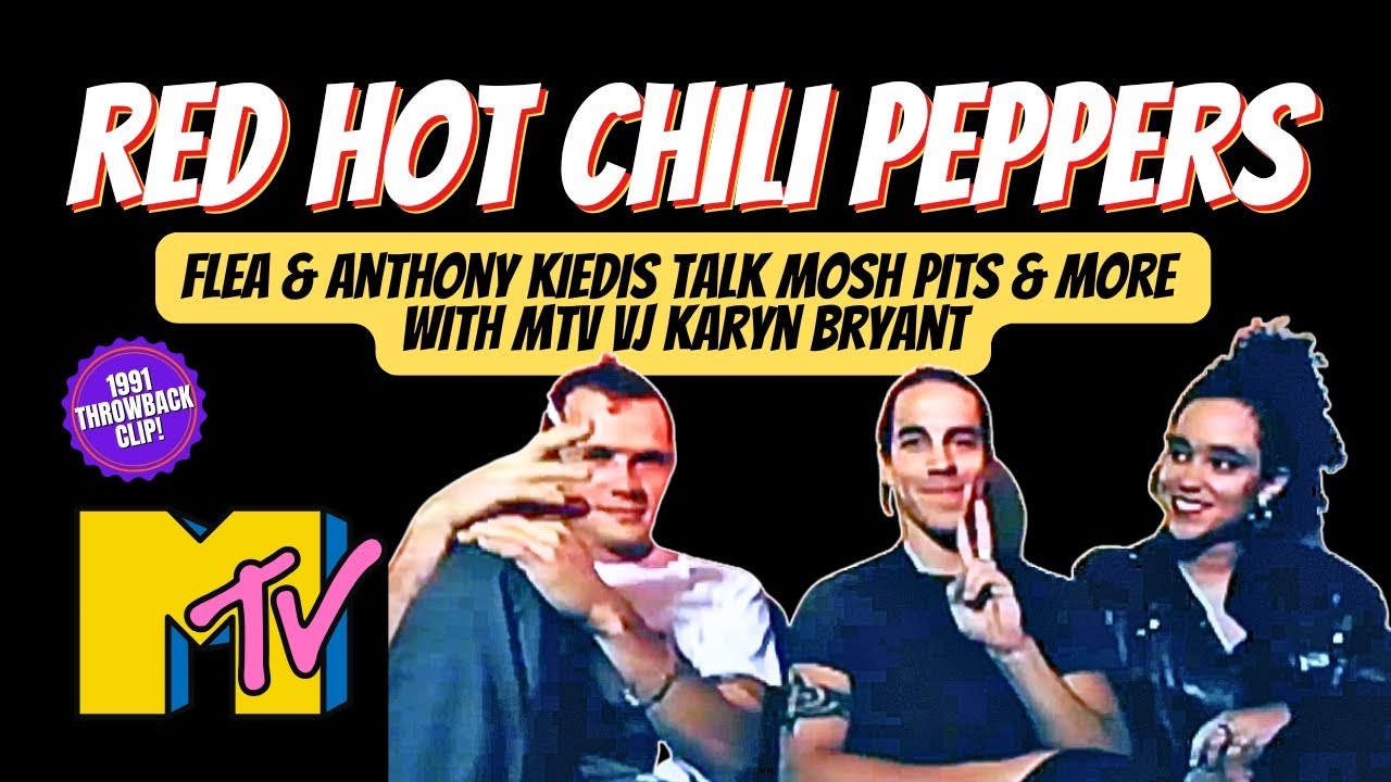 Red Hot Chili Peppers's Flea & Anthony Kiedis Throwback Clip From 1991! Talk Mosh Pits & More W ...
