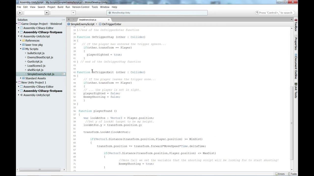 Making an Enemy Detect and Follow the Player in Unity - Part 1 - YouTube