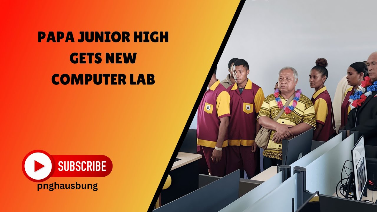 PAPA JUNIOR HIGH GETS NEW COMPUTER LAB - YouTube