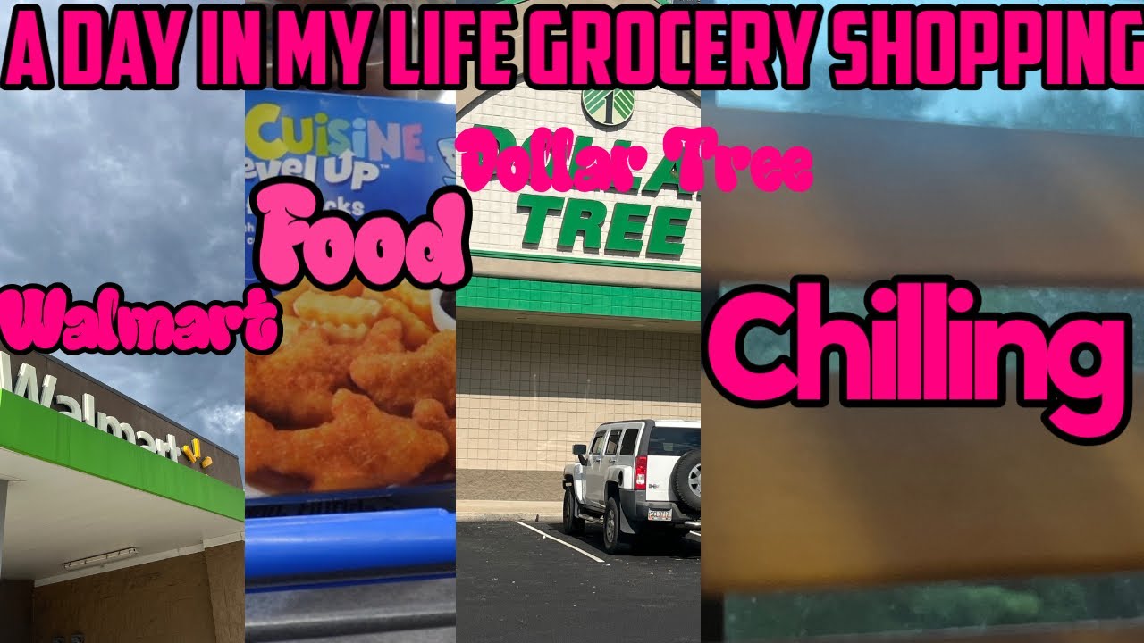 A DAY IN MY LIFE GROCERY SHOPPING WALMART DOLLAR TREE GETTING MEAlS And ...