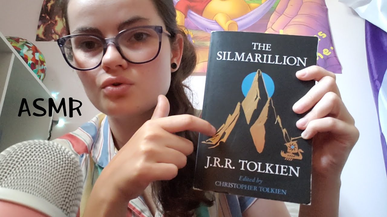 ASMR | Tracing Book Covers with Mouth Sounds - YouTube