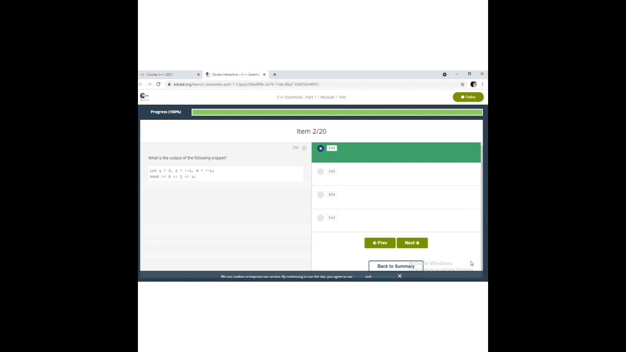 Cisco Cpac Essential Part 1 Module 1 Test Answer Youtube