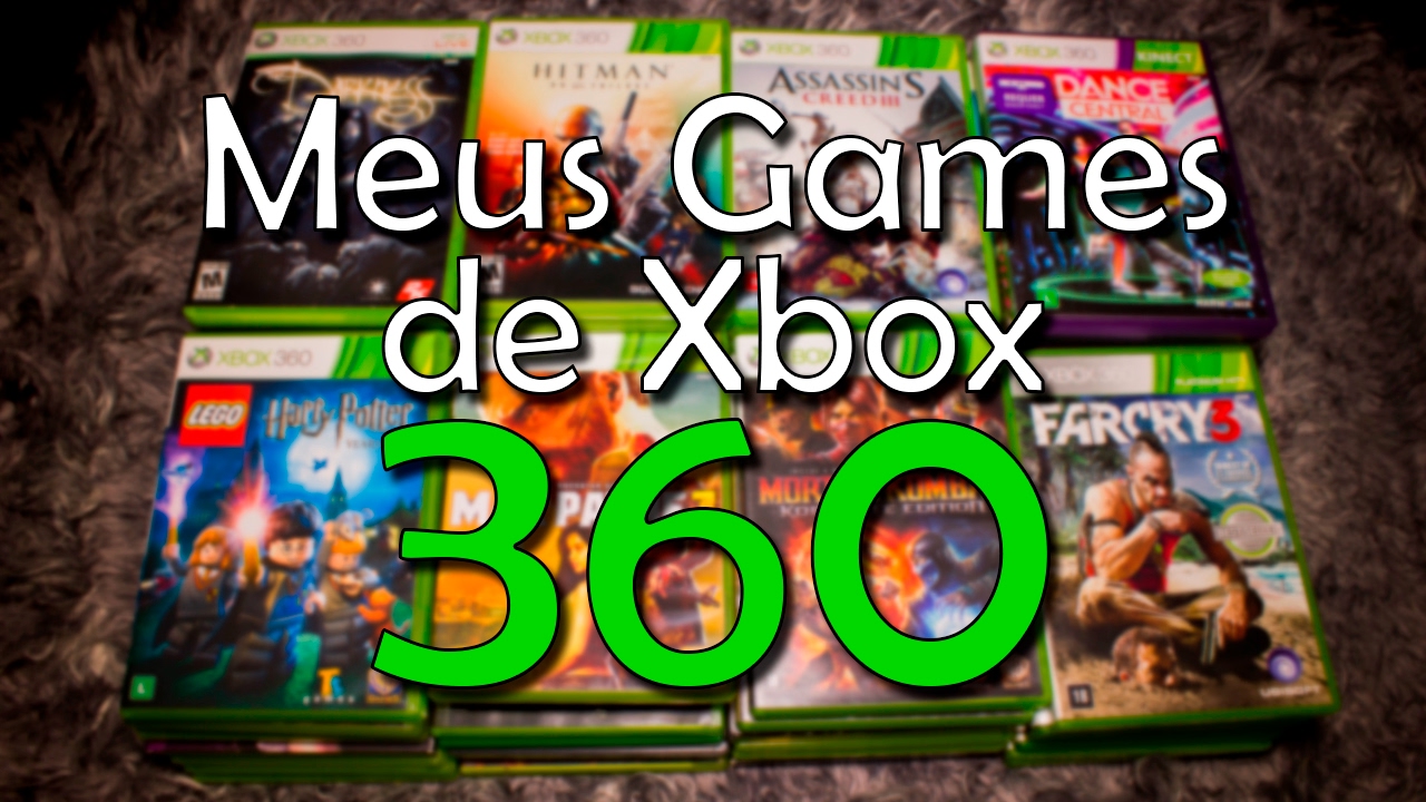 Minha Coleção de Jogos de Xbox 360 | 2017 - YouTube