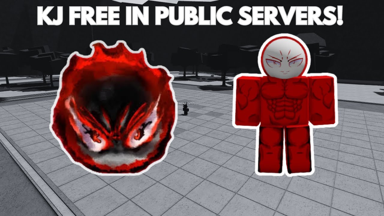 *NEW* KJ IS NOW FREE IN PUBLIC SERVERS - The Strongest Battlegrounds ...