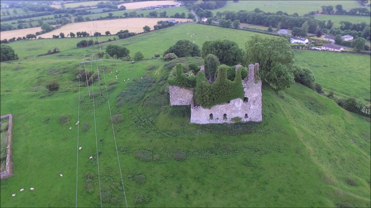 Carbury Castle, Co. Kildare Drone Flight - YouTube
