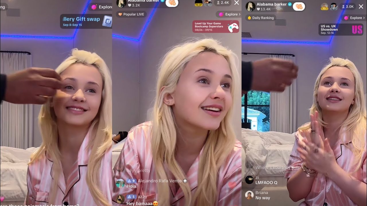 Alabama Barker TikTok Live⭐️ - YouTube