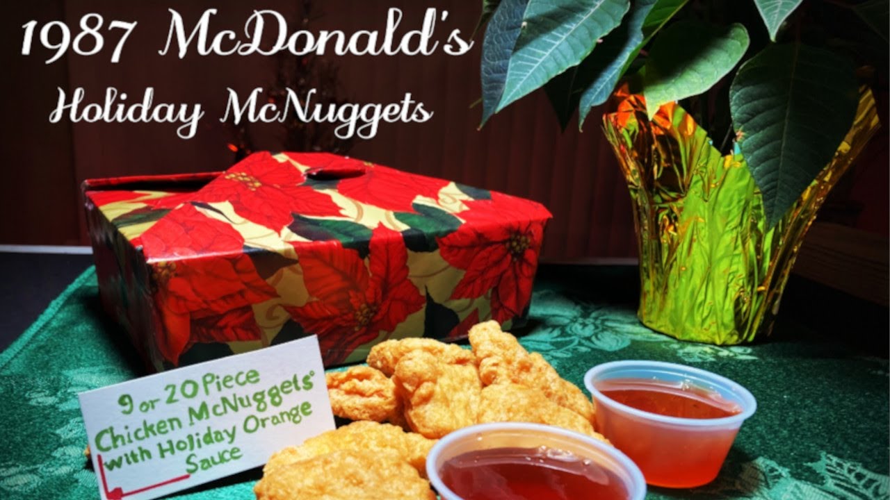 1987 McDonald's Holiday McNuggets || Resurrecting Discontinued Foods ...