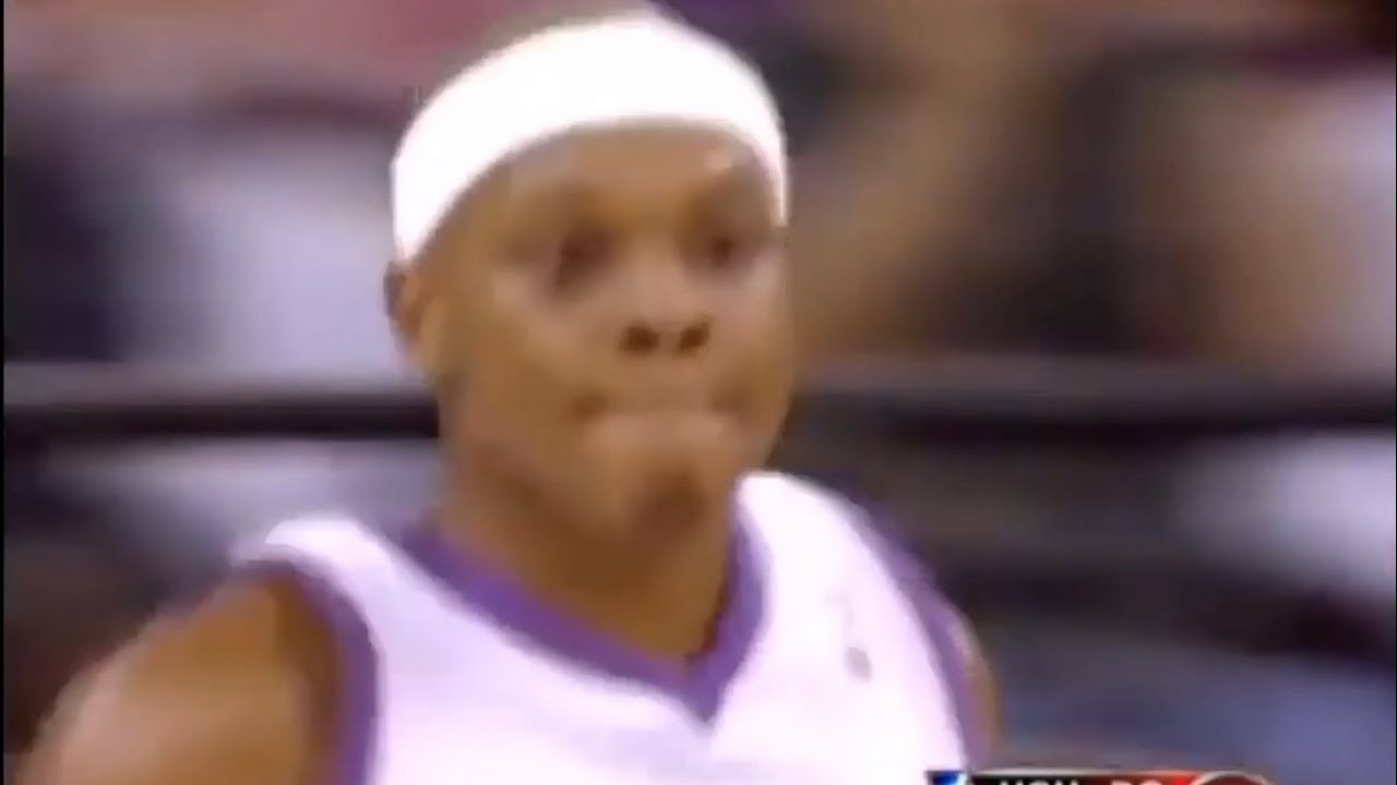 Bonzi Wells Kings 21pts 5rebs vs Rockets (2005) - YouTube