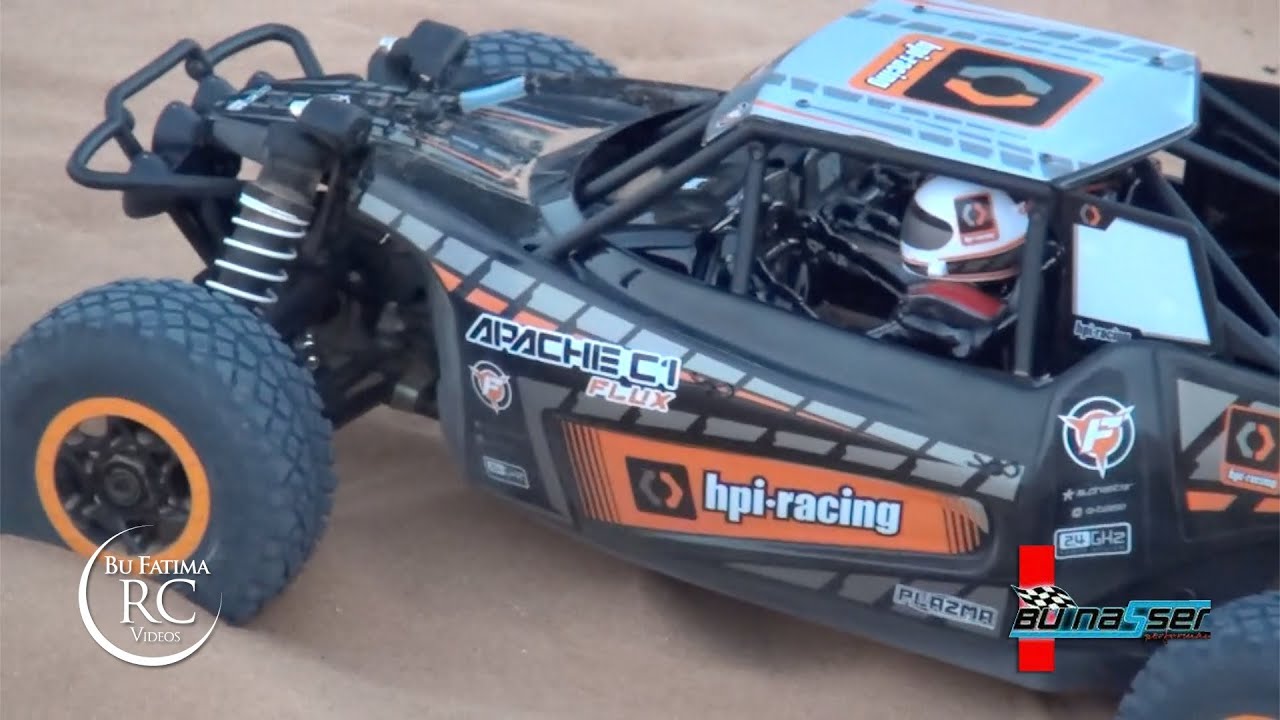 HPI APACHE C1 FLUX BRUSHLESS BUGGY with 4 Cell Lipo - YouTube