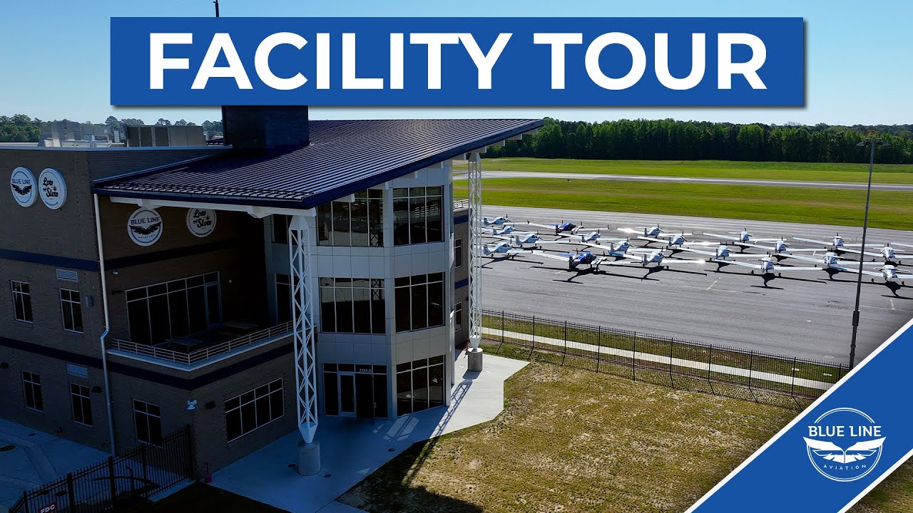 Flight School Tour at Blue Line Aviation's JNX Location - YouTube