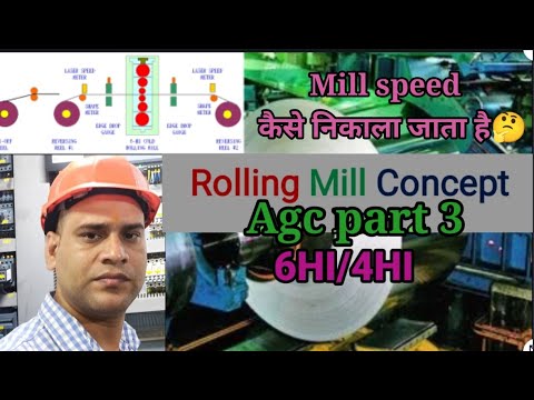 AGC control rolling mill |Mill Automation |Mill rolling concept,6 Hi and 4Hi rolling mill ...