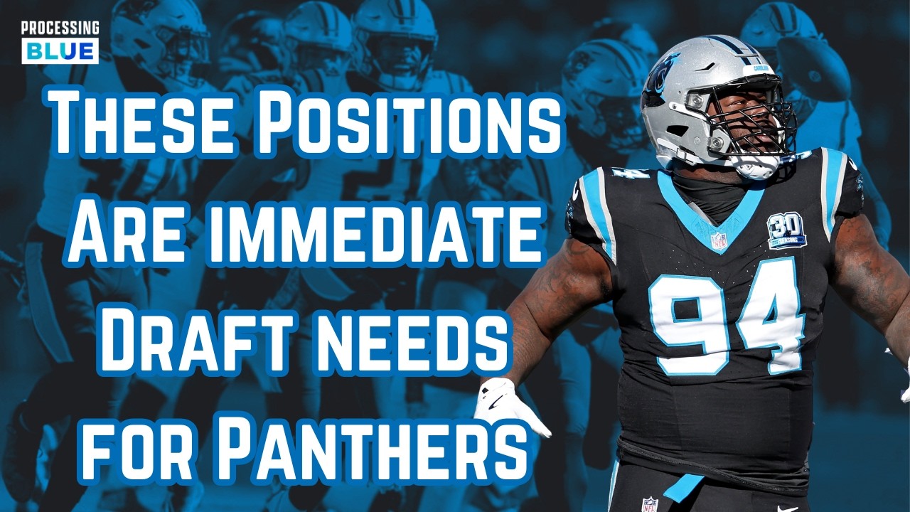 Immediate 2026 NFL Draft needs for the Carolina Panthers + Claudin ...