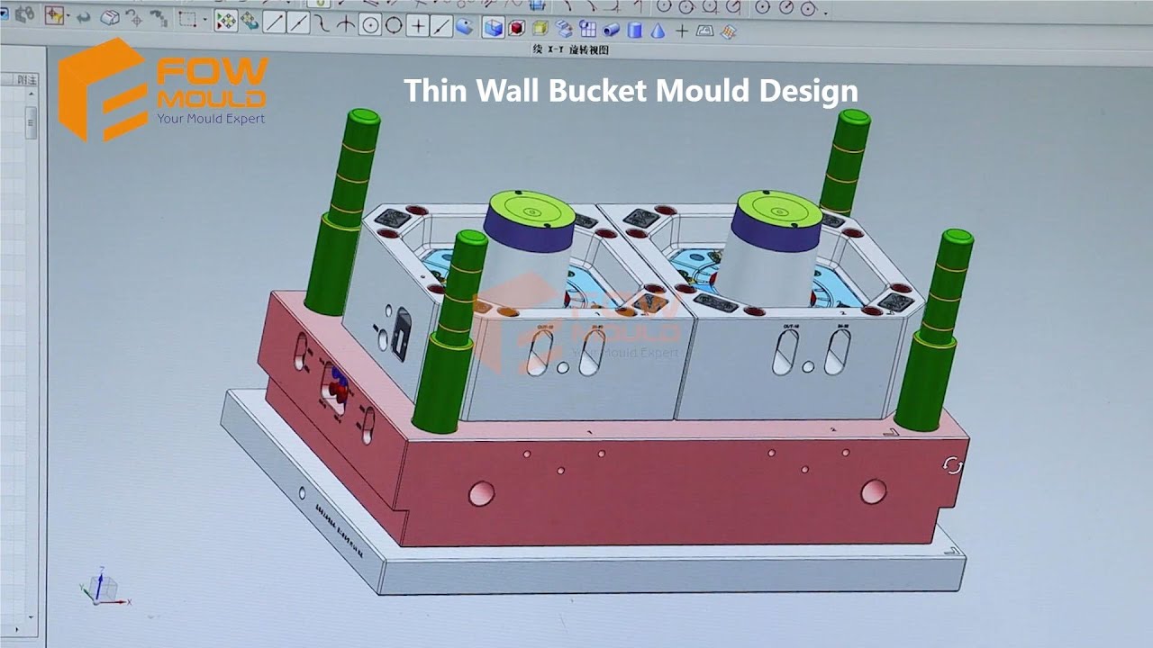 Make A Plastic Thin Wall Bucket Mold - Easy Steps For Design ...