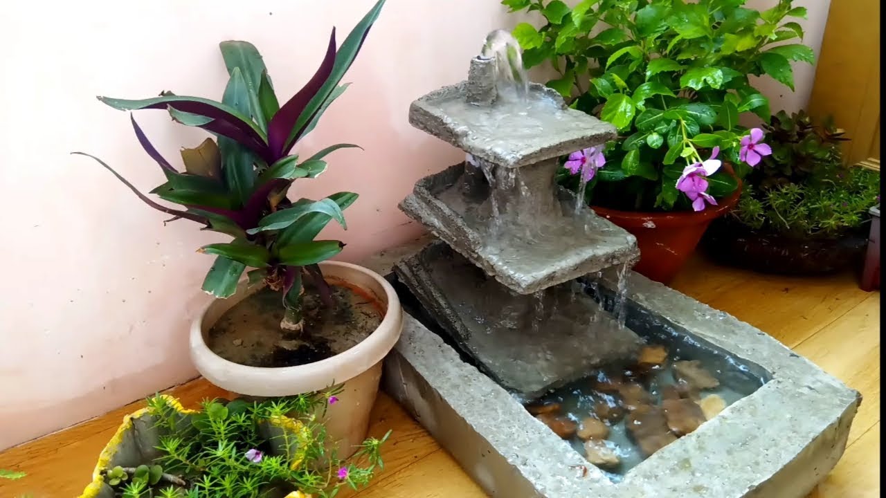 How to make water fountain | p craft | Diy - YouTube