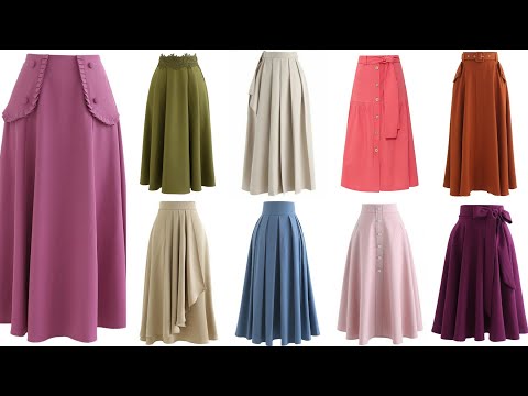 40+ beautiful skirt design ideas - midi high waist skirts