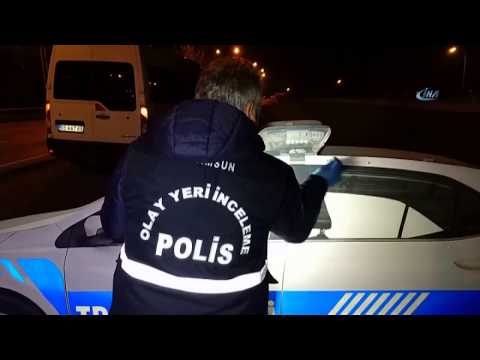 Samsun'da Maket Trafik Polis Araçlarının Tepe Lambalarını Çaldılar