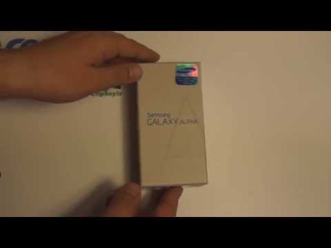 Samsung Galaxy Alpha Kutu İnceleme Videosu (UnBoxing)