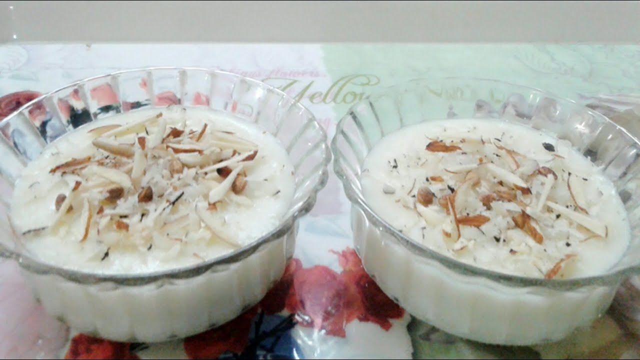 Kheer recipe|How to make phirni - YouTube