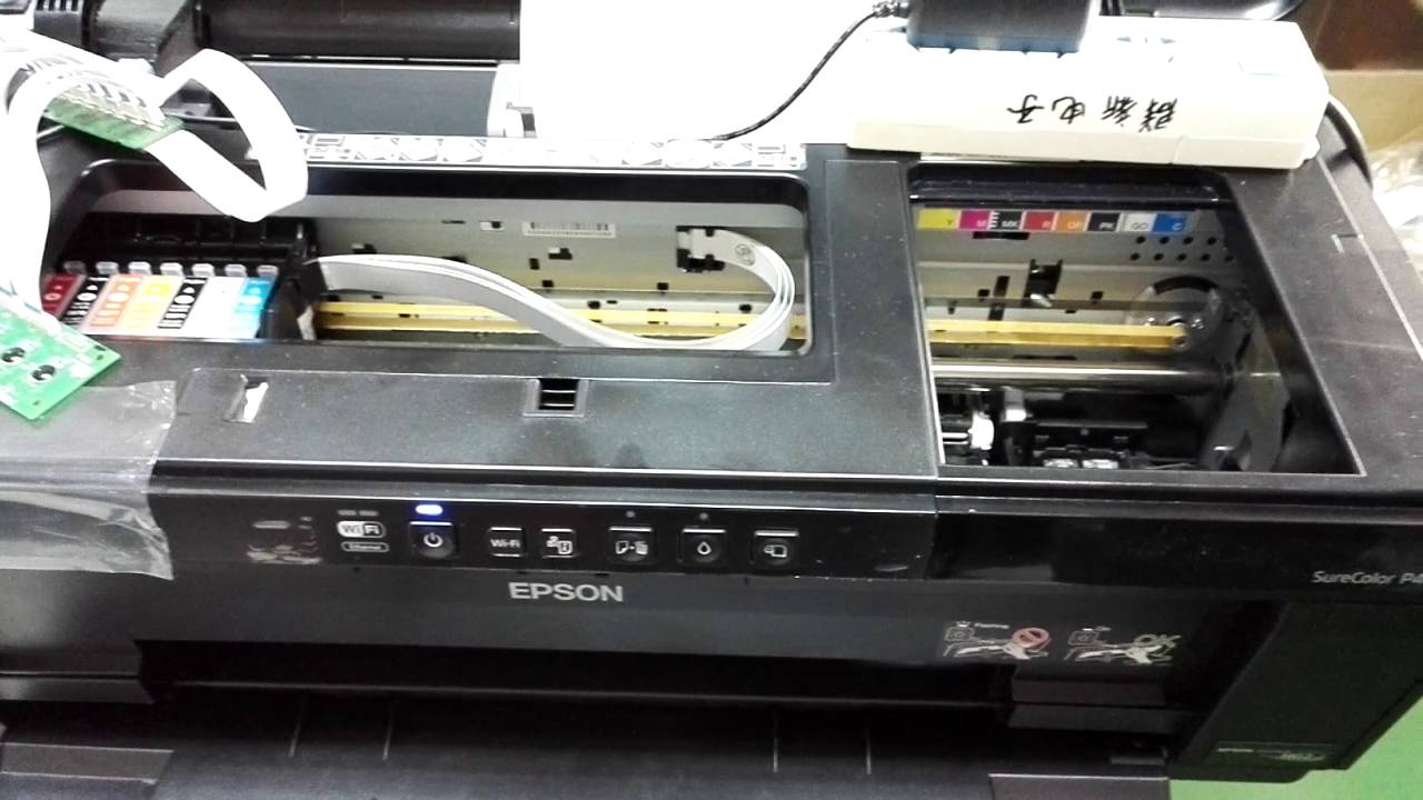 chip decoder for Epson SureColor P400 - YouTube