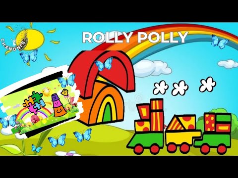 Rolly Polly Rolly Polly with lyrics - Nursery Rhymes - YouTube