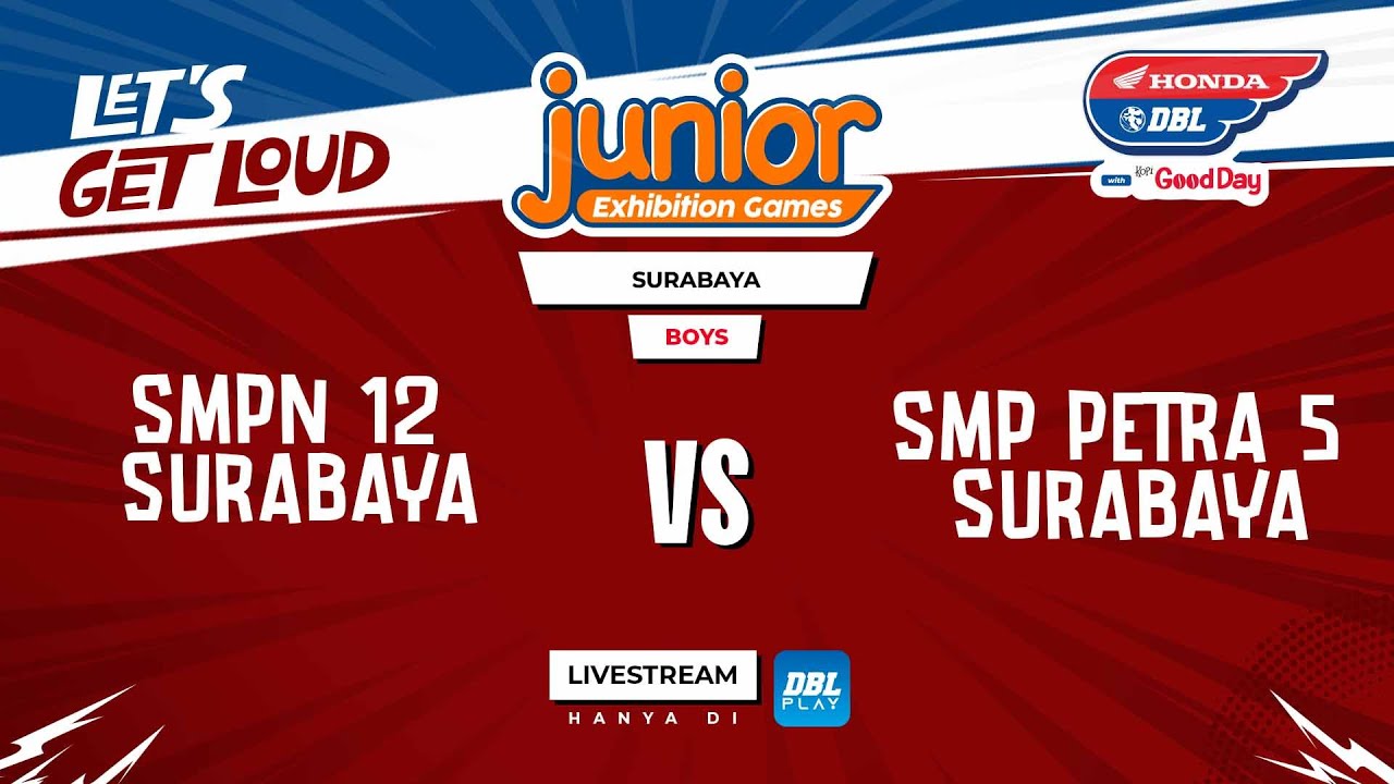 SMPN 12 SURABAYA VS SMP PETRA 5 SURABAYA - YouTube
