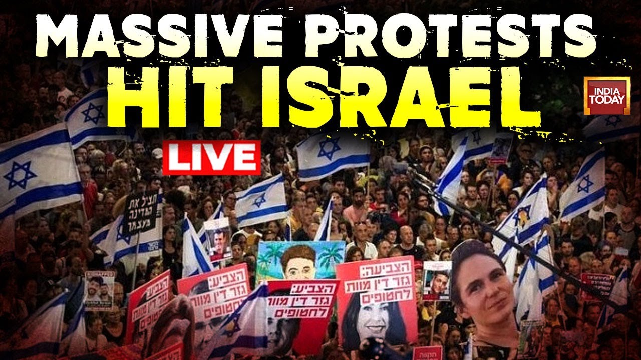 Tel Aviv Protest Live Updates | Tel Aviv LIVE | Israel Cease Fire ...