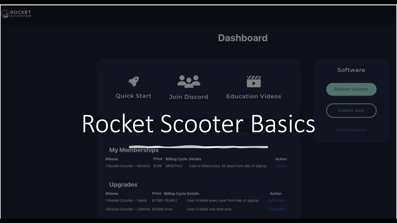 Rocket Scooter Fundamental Concepts - YouTube