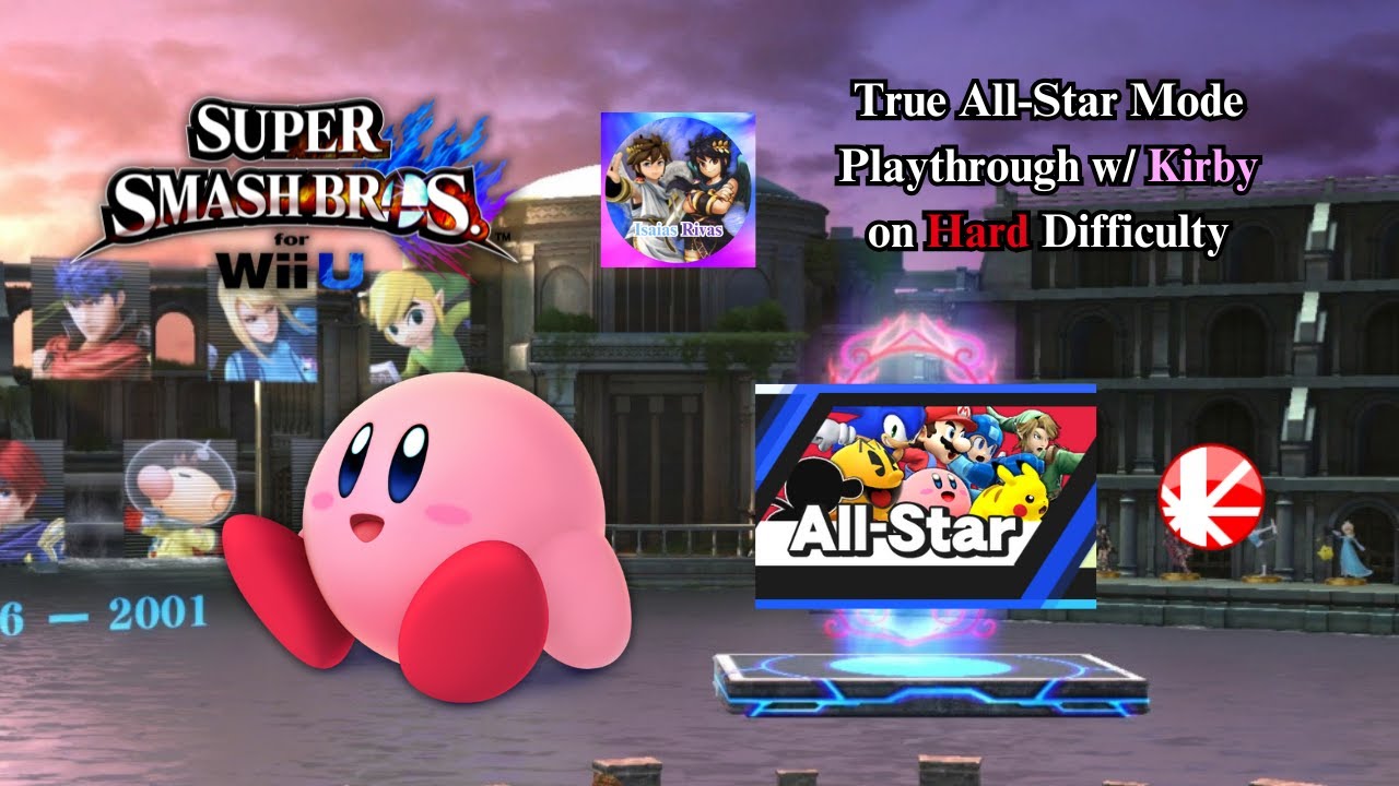 Super Smash Bros. for Wii U | All Star Mode w/ Kirby on Hard Difficulty ...