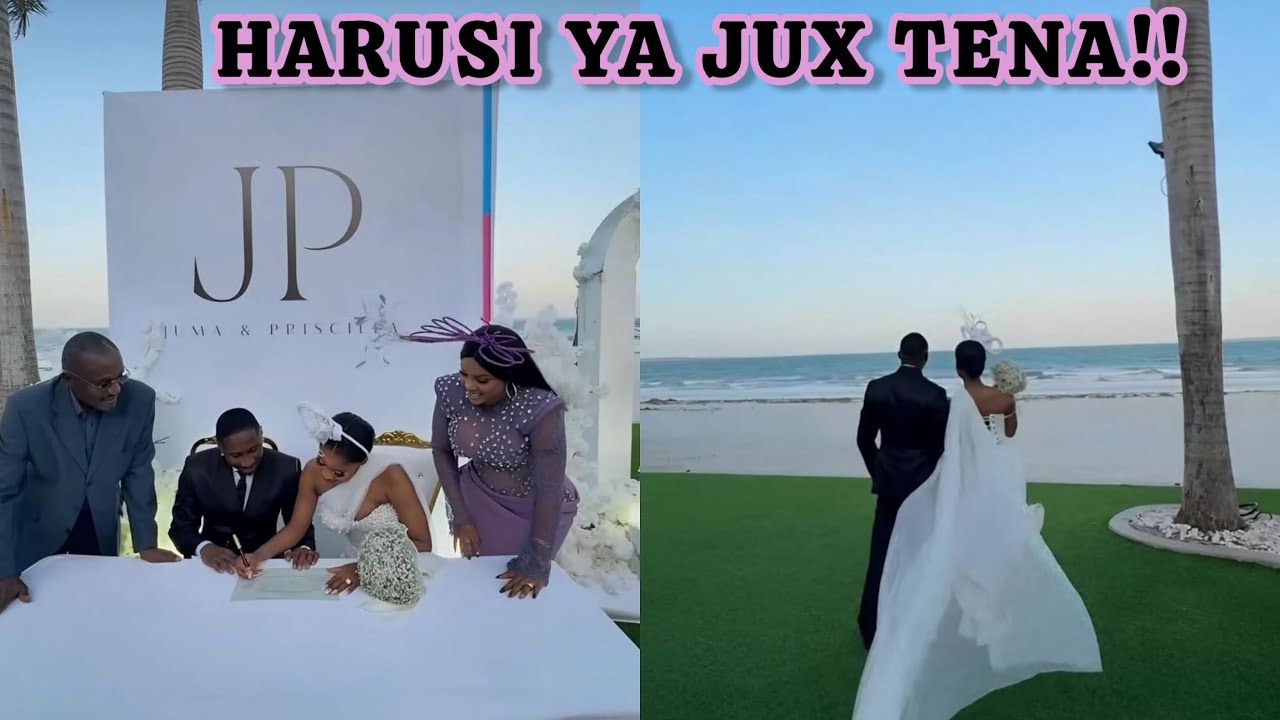 HARUSI YA PILI YA JUX | CIVIL WEDDING JUX AND PRICILLA ️ - YouTube