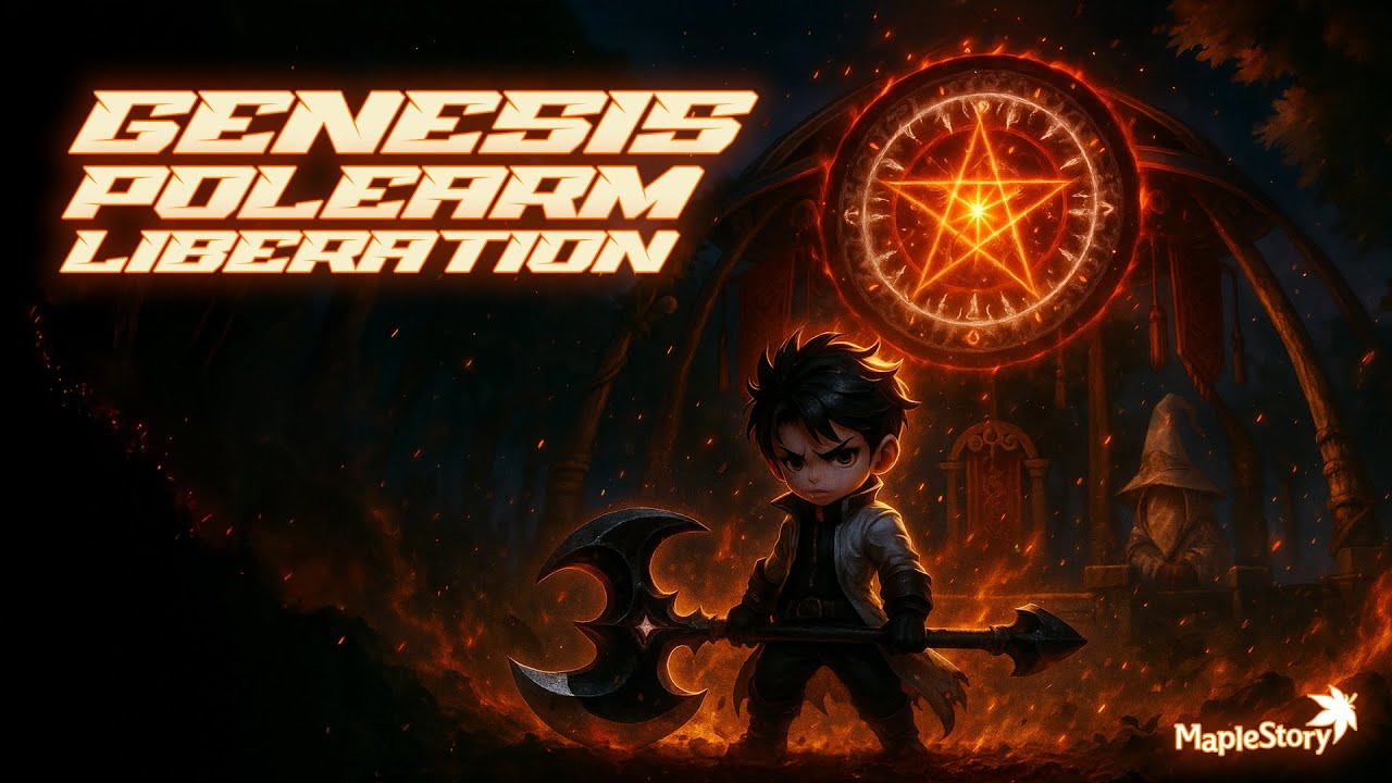 ⚔️ Genesis Polearm Liberation + Cubing & Black Flames! | MapleStory ...