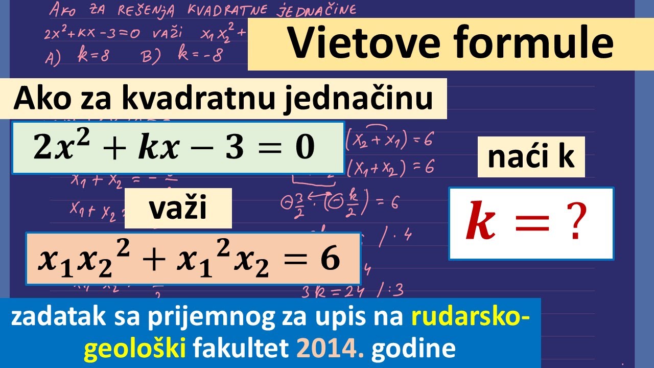 Vietove formule - priprema za upis na rudarsko-geološki fakultet 2014 ...