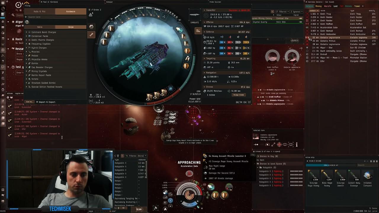 Eve Online - Angel Cartel Occupied Mining Colony with Drake (DED4/10) - YouTube