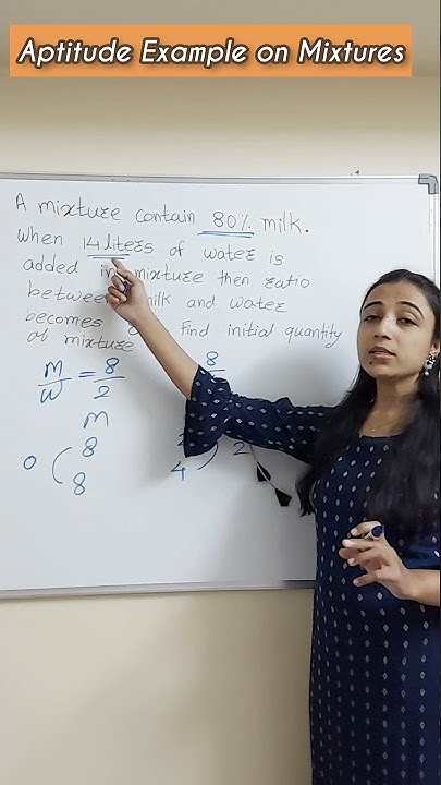 #Shorts Mixture and Alligation Quantitative Aptitude Example #Tricks - YouTube