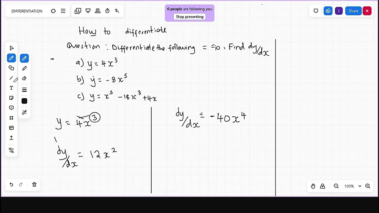 DIFFERENTIATION - How to Differentiate a given function - YouTube