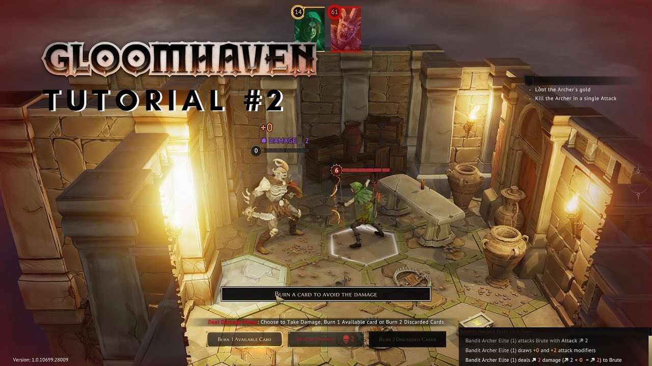 Gloomhaven Tutorial #2 | Gameplay (PC) - YouTube