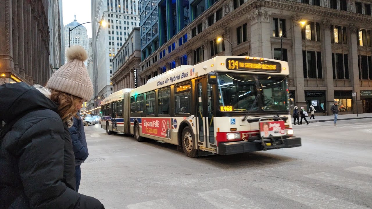 Chicago Transit Authority 2008 New Flyer Industries DE60LF 4004 on ...