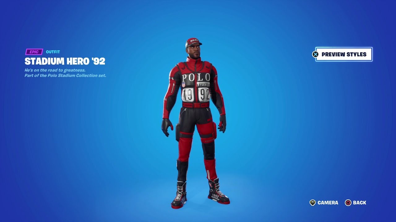 Fortnite Stadium Hero ’92 Skin - YouTube